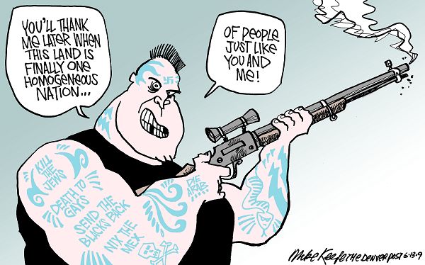 Homogeneous People Cartoon